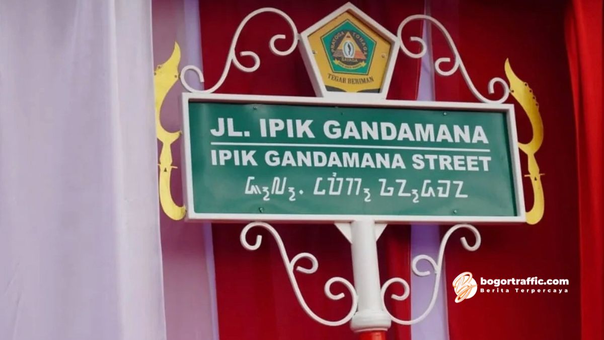 Bupati Bogor Resmikan Nama Jalan Ipik Gandamana
