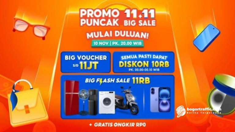 Catat! Ini Deretan Promo dan Kejutan Seru di Shopee 11.11 Big Sale 2025